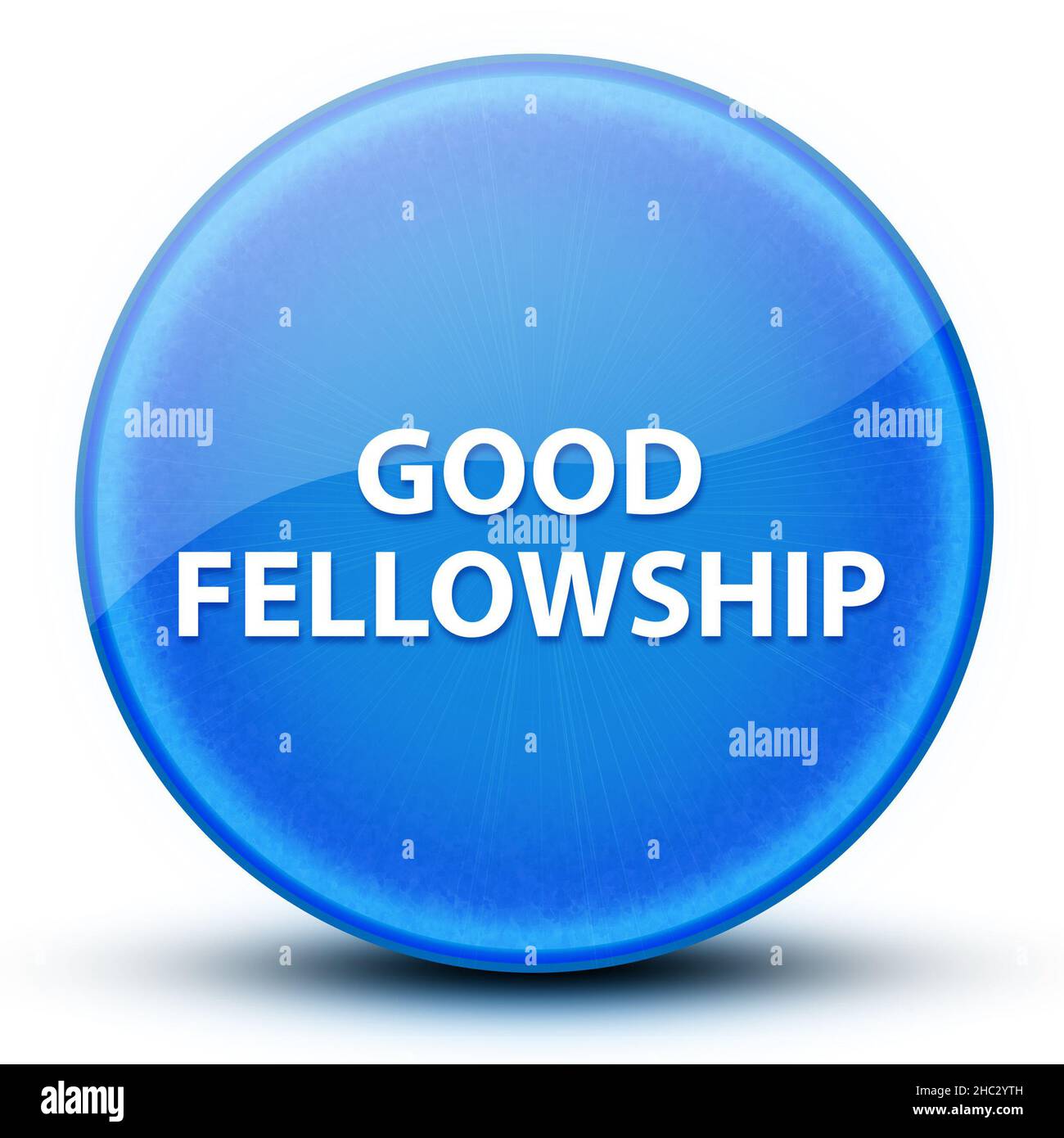 Talent eyeball glossy elegant blue round button abstract illustration ...