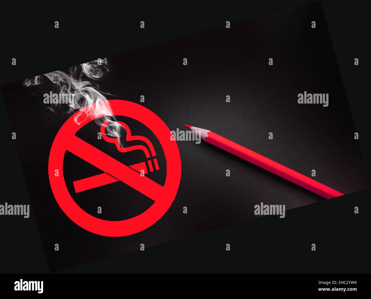 Symbol of No Smoking Zone Sign. Healthy living concept Stock Photo - Alamy