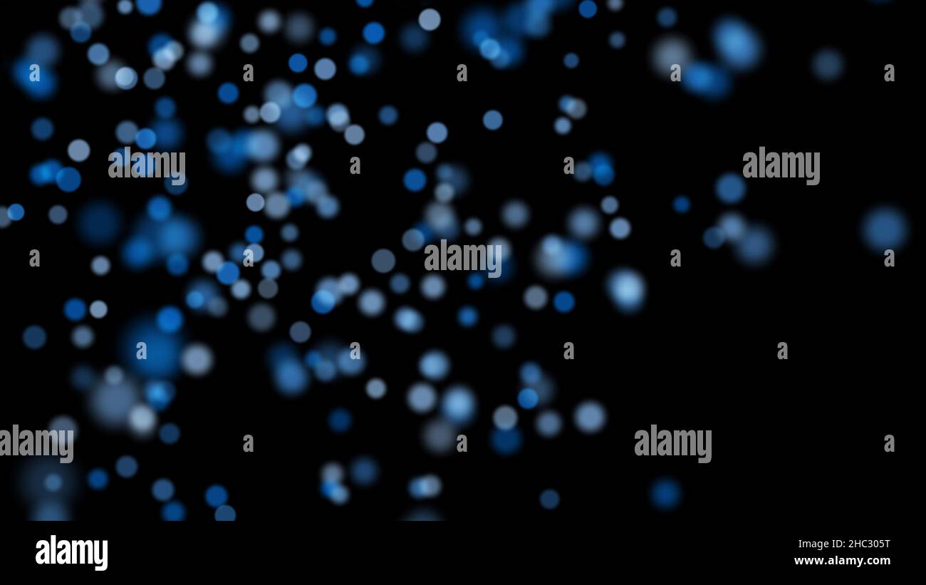 3D rendering of stylish Christmas bright particles in space that are ...
