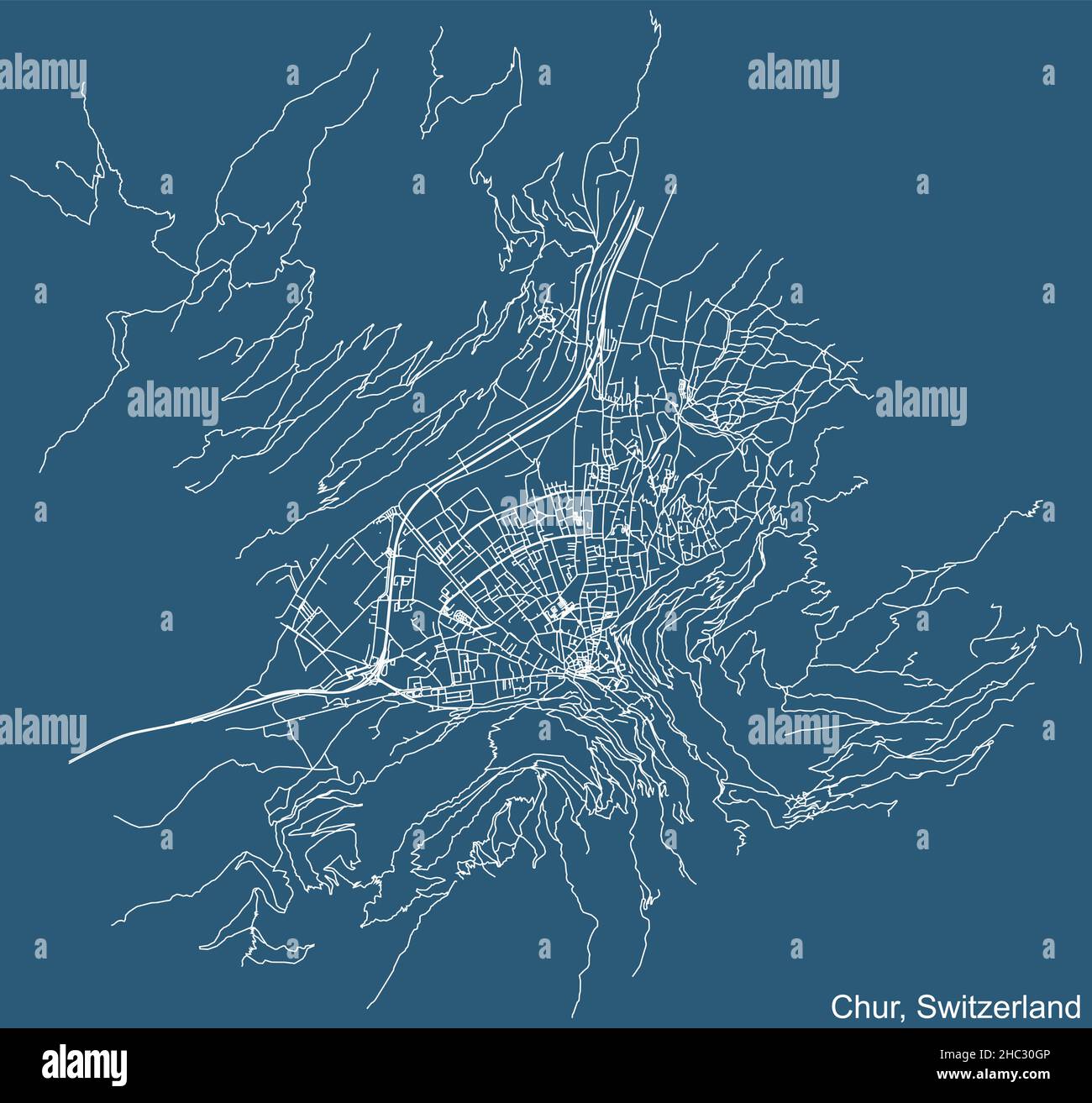Chur swiss Stock Vector Images - Alamy