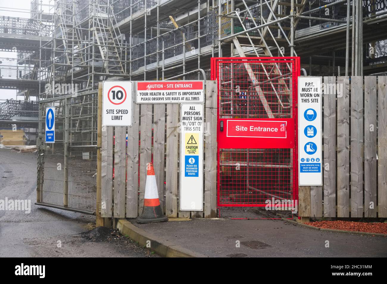 No ppe no work warning sign hi-res stock photography and images - Alamy