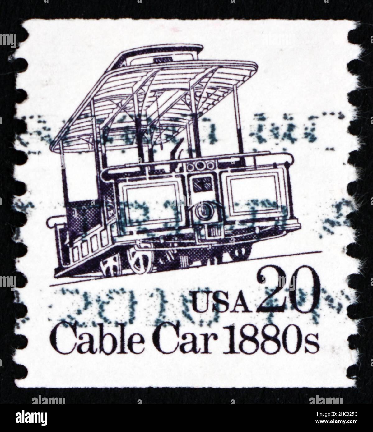 UNITED STATES OF AMERICA - CIRCA 1988: a stamp printed in the USA shows ...