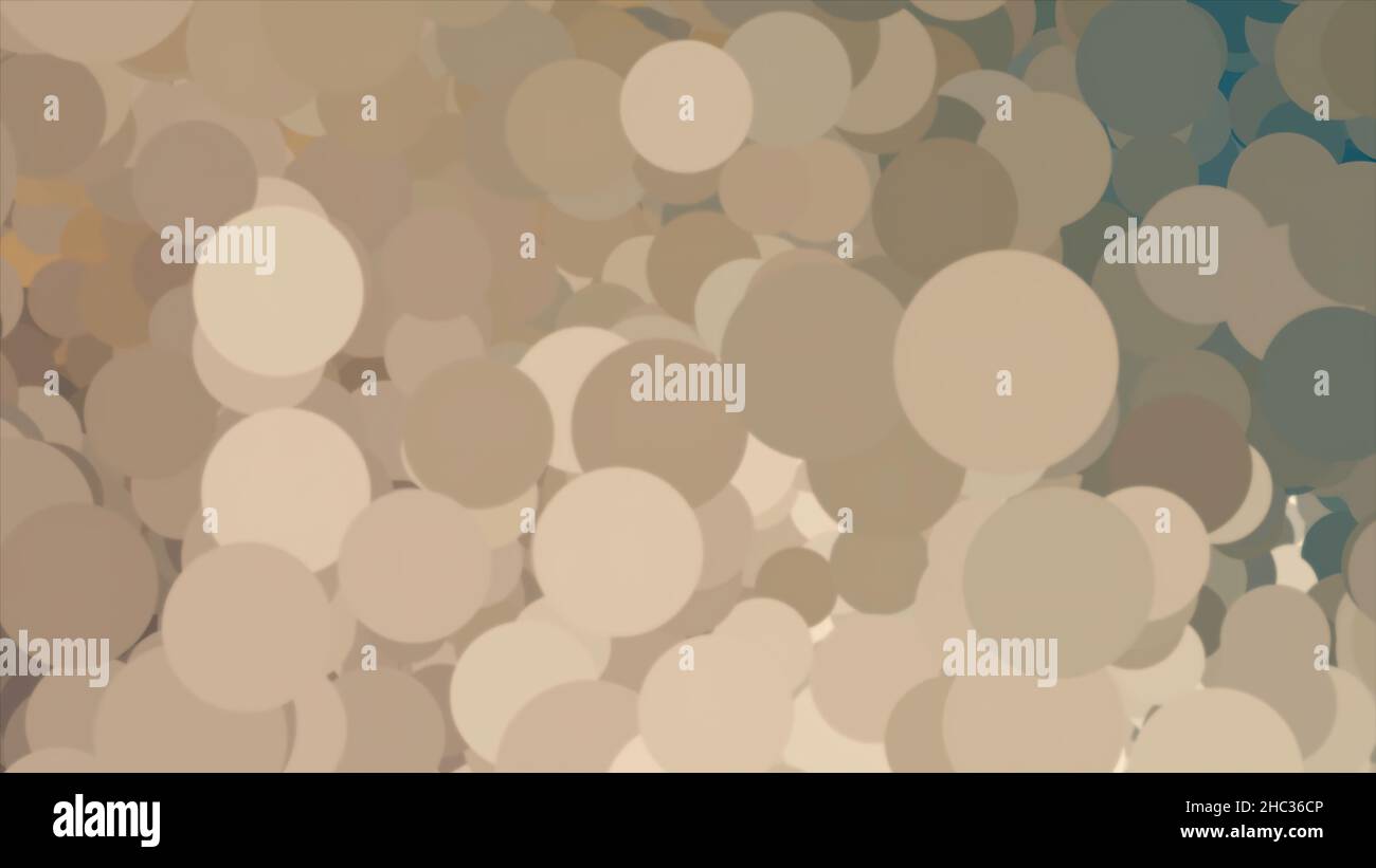 Abstract background with moving cloud of many circles of different ... Abstract background with moving cloud of many circles of different ...