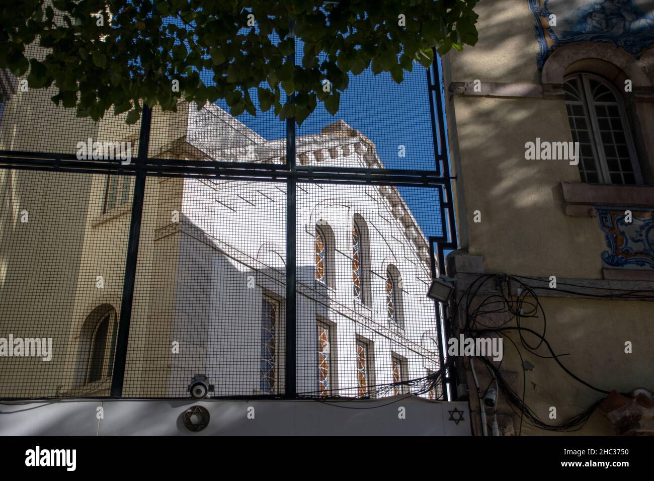 Landscape of Shaare Tikvah synagogue in Lisbon Stock Photo - Alamy