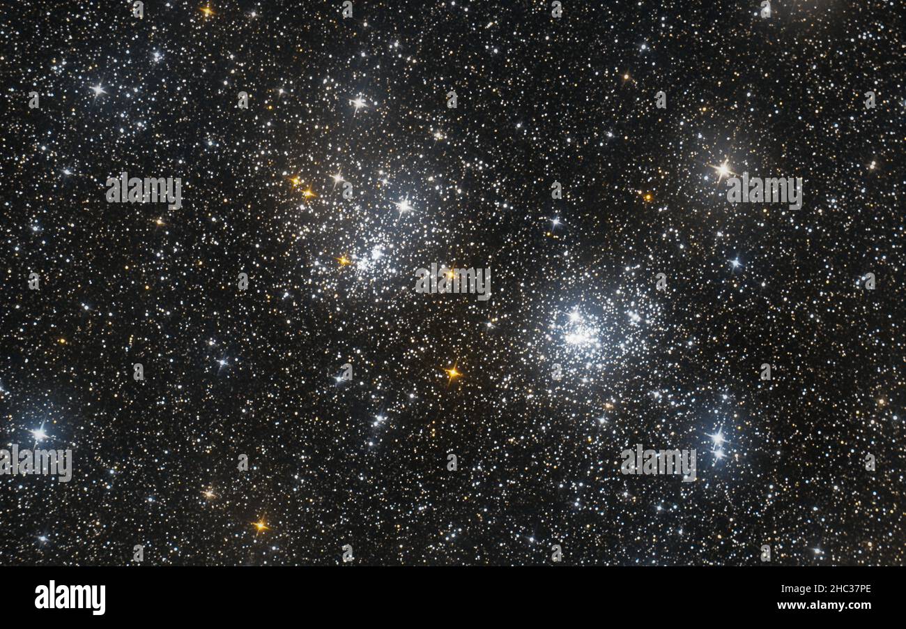 Double cluster hi-res stock photography and images - Alamy