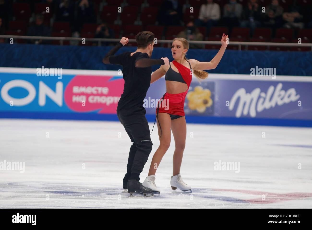 Saint Petersburg, Russia. 23rd Dec, 2021. Alexandra Stepanova, Ivan ...