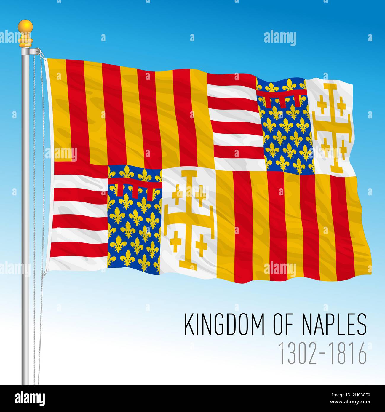 King of naples Stock Vector Images - Alamy