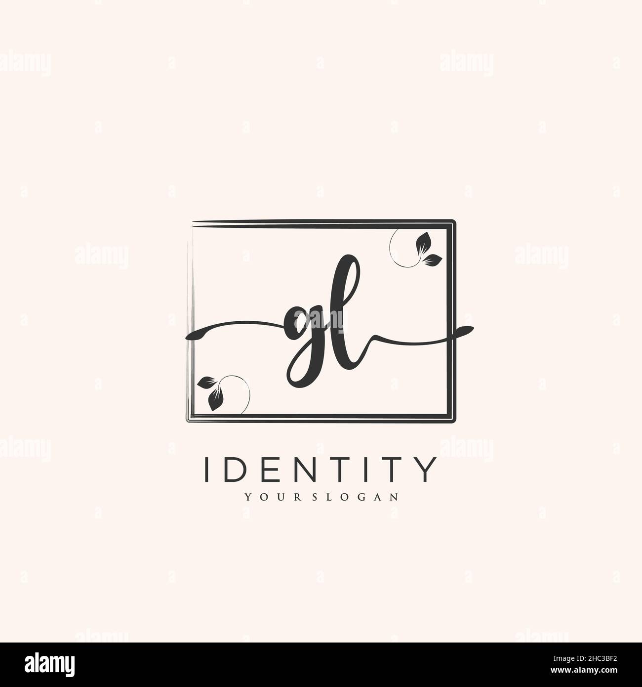 Gl font Stock Vector Images - Alamy