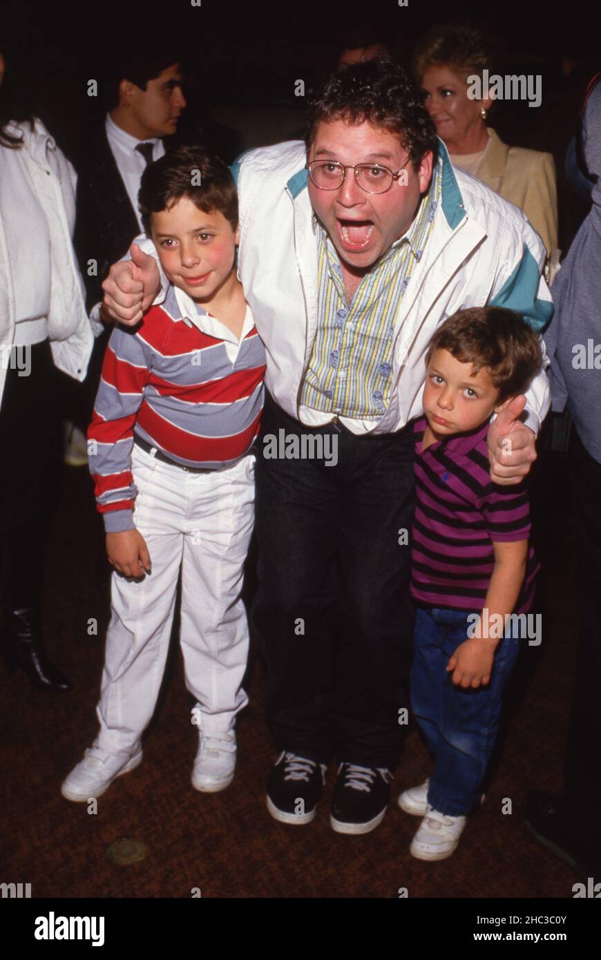 Stephen Furst and sons Nathan Furst and Griff Furst attend the premiere ...