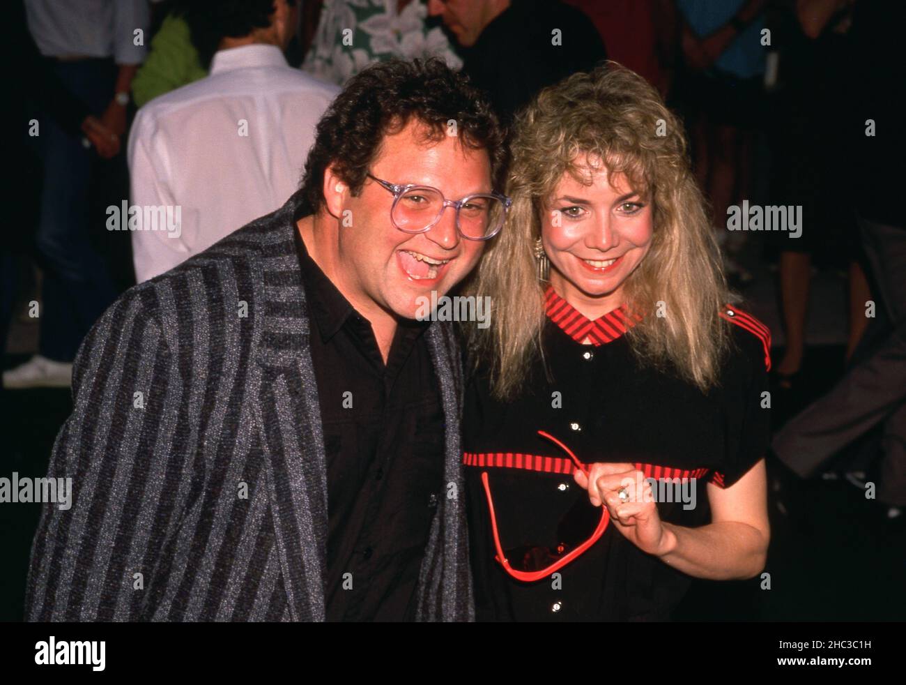 Stephen Furst and wife Lorraine Wright attend the premiere of "Dream ...