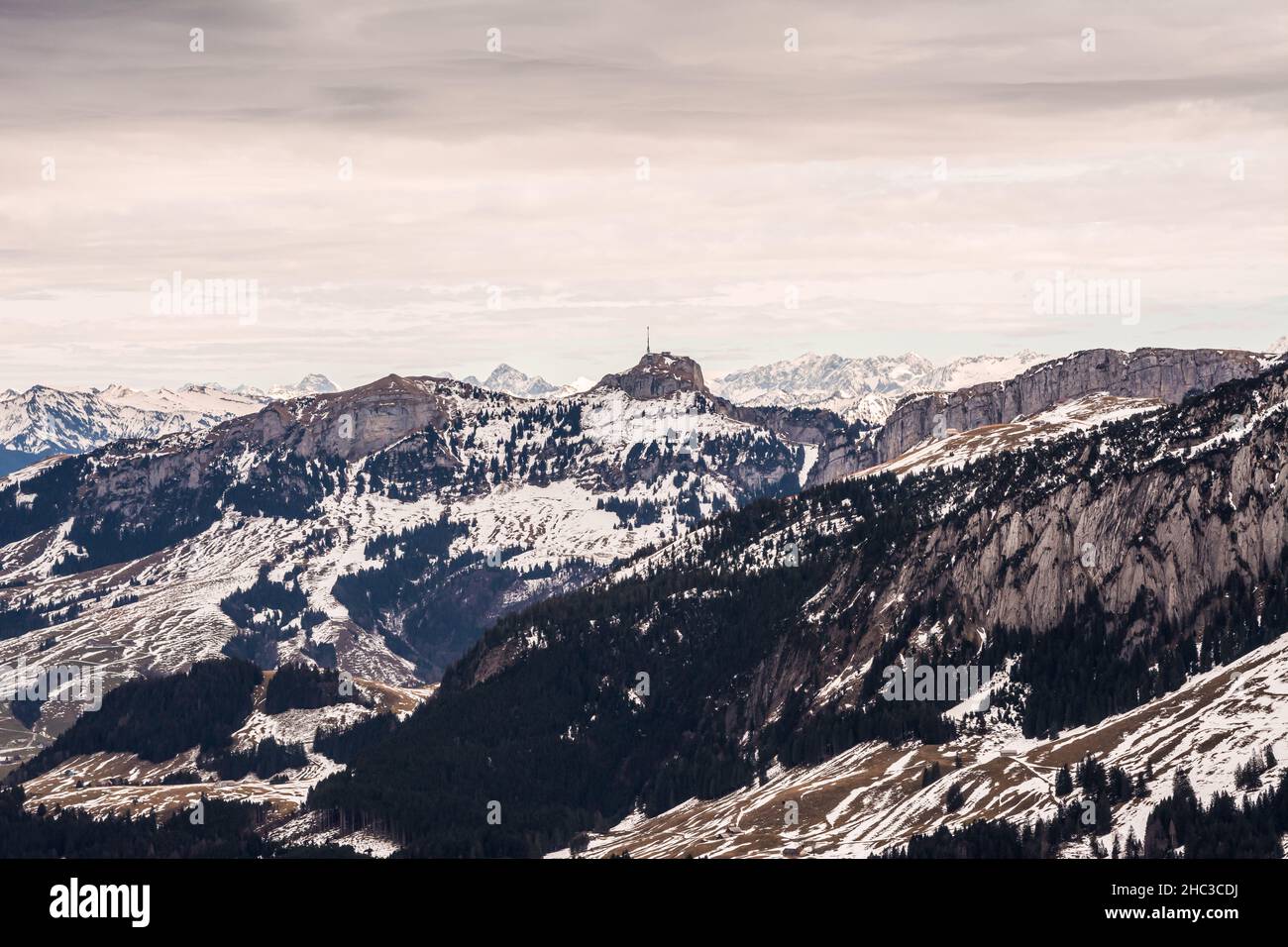 Swiss mountain - monumental rock formations in the Alps Stock Photo - Alamy