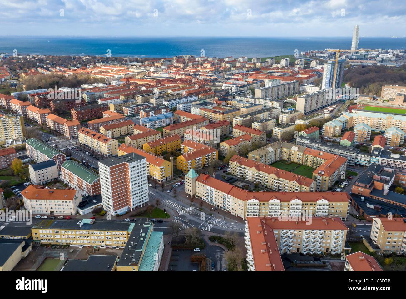 Sweden denmark bridge aerial hi-res stock photography and images - Alamy
