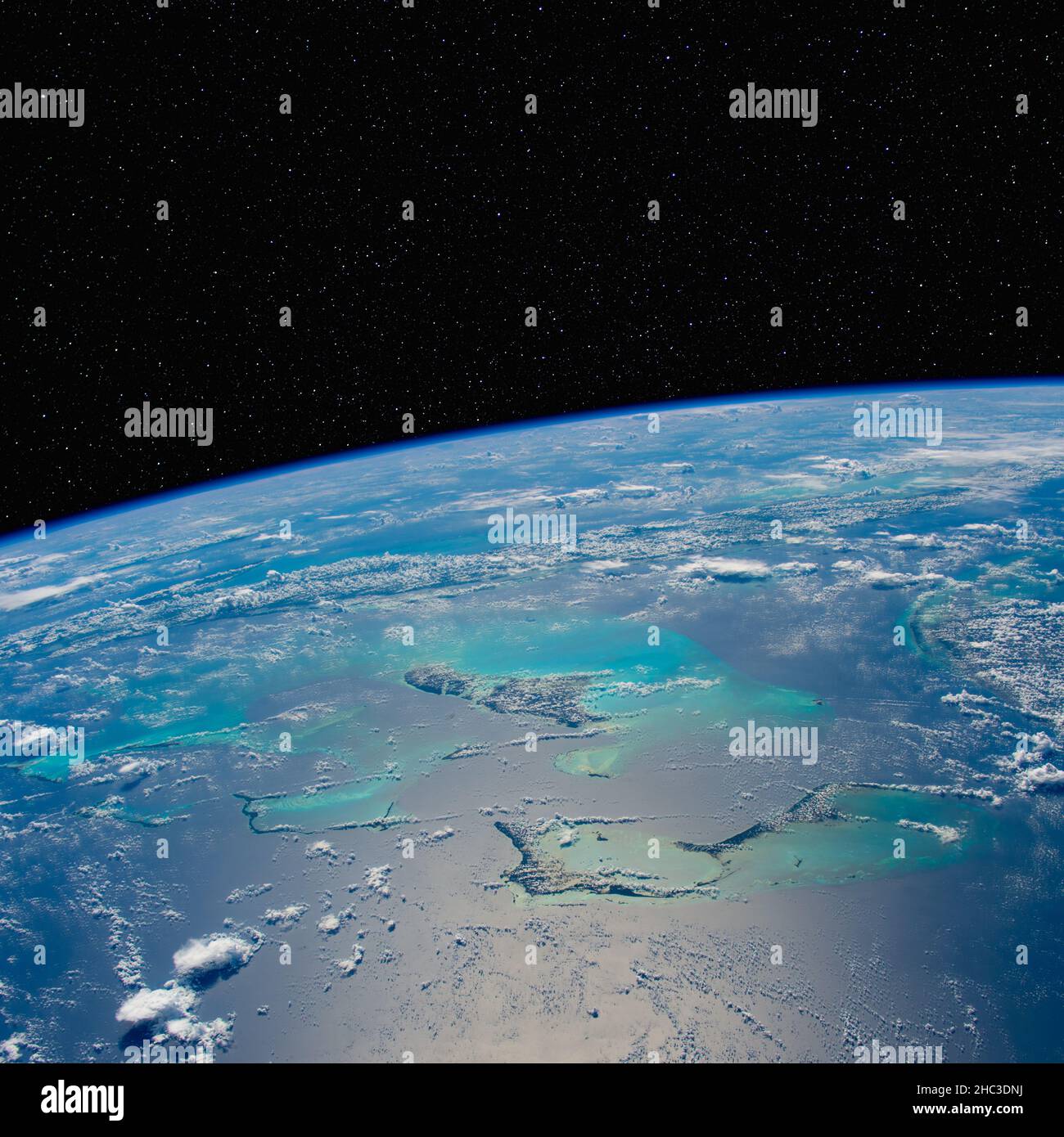 The Bahamas from space. Elements of this image furnished by NASA Stock ...