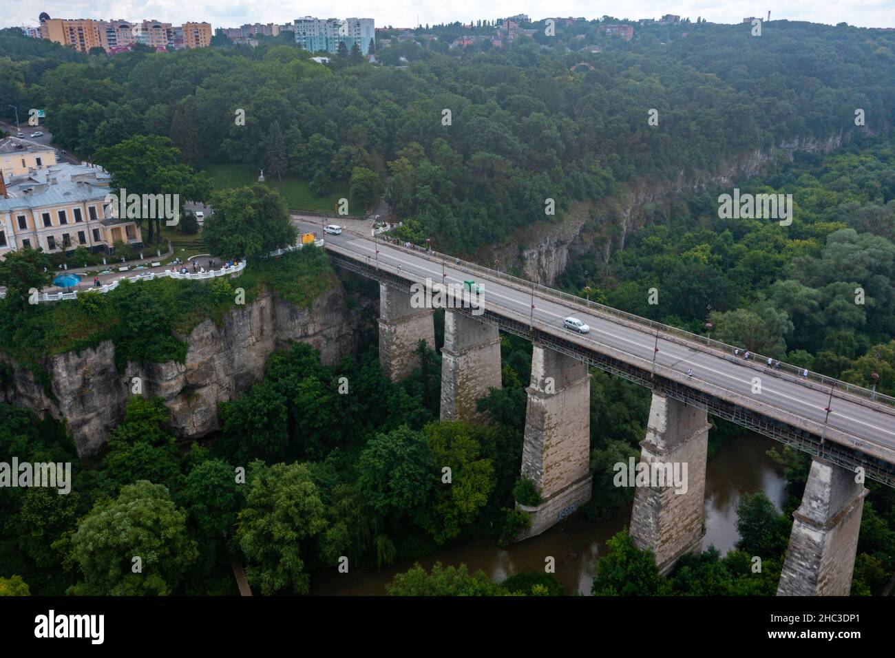 Train bridge over waterfall hi-res stock photography and images - Alamy
