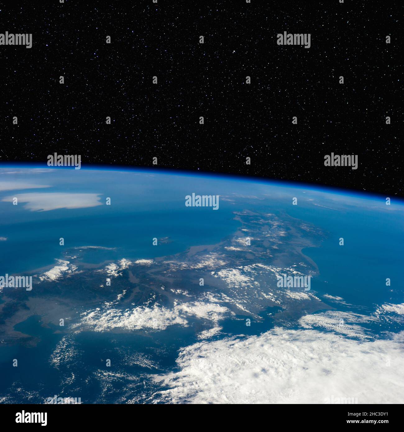 Satellite image japan night satellite hi-res stock photography and ...