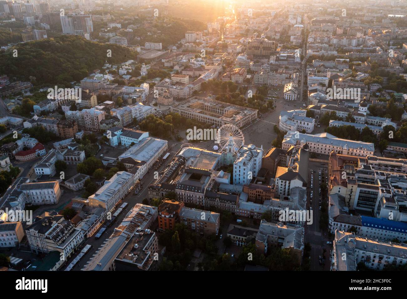 Kiev skyline over beautiful hi-res stock photography and images - Alamy