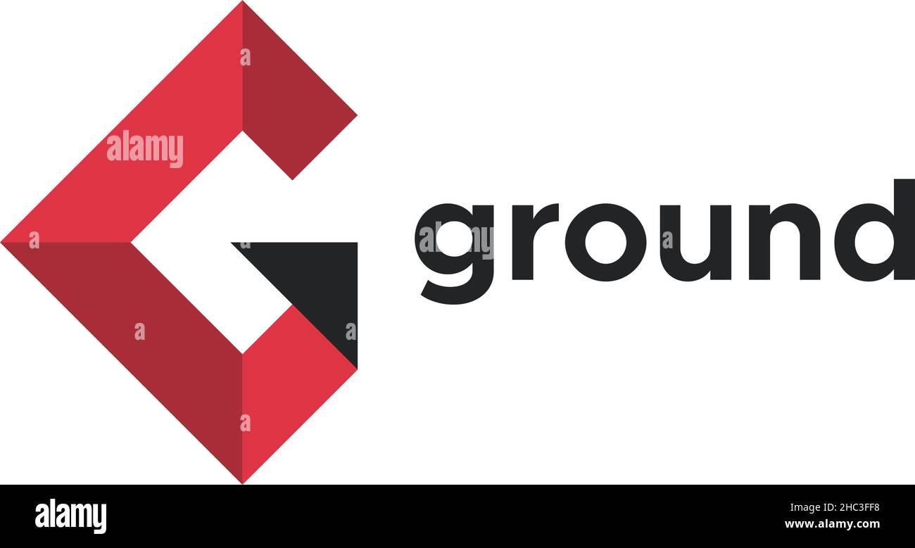 Flat letter mark initial G GROUND land logo design Stock Vector Image ... Flat letter mark initial G GROUND land logo design Stock Vector Image ...