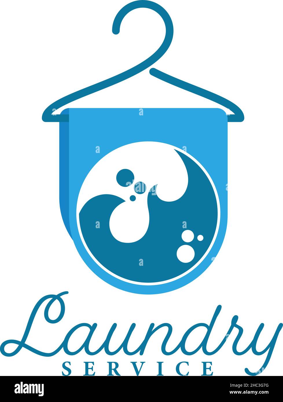 Modern design LAUNDRY dry cleaning logo design Stock Vector Image & Art ...