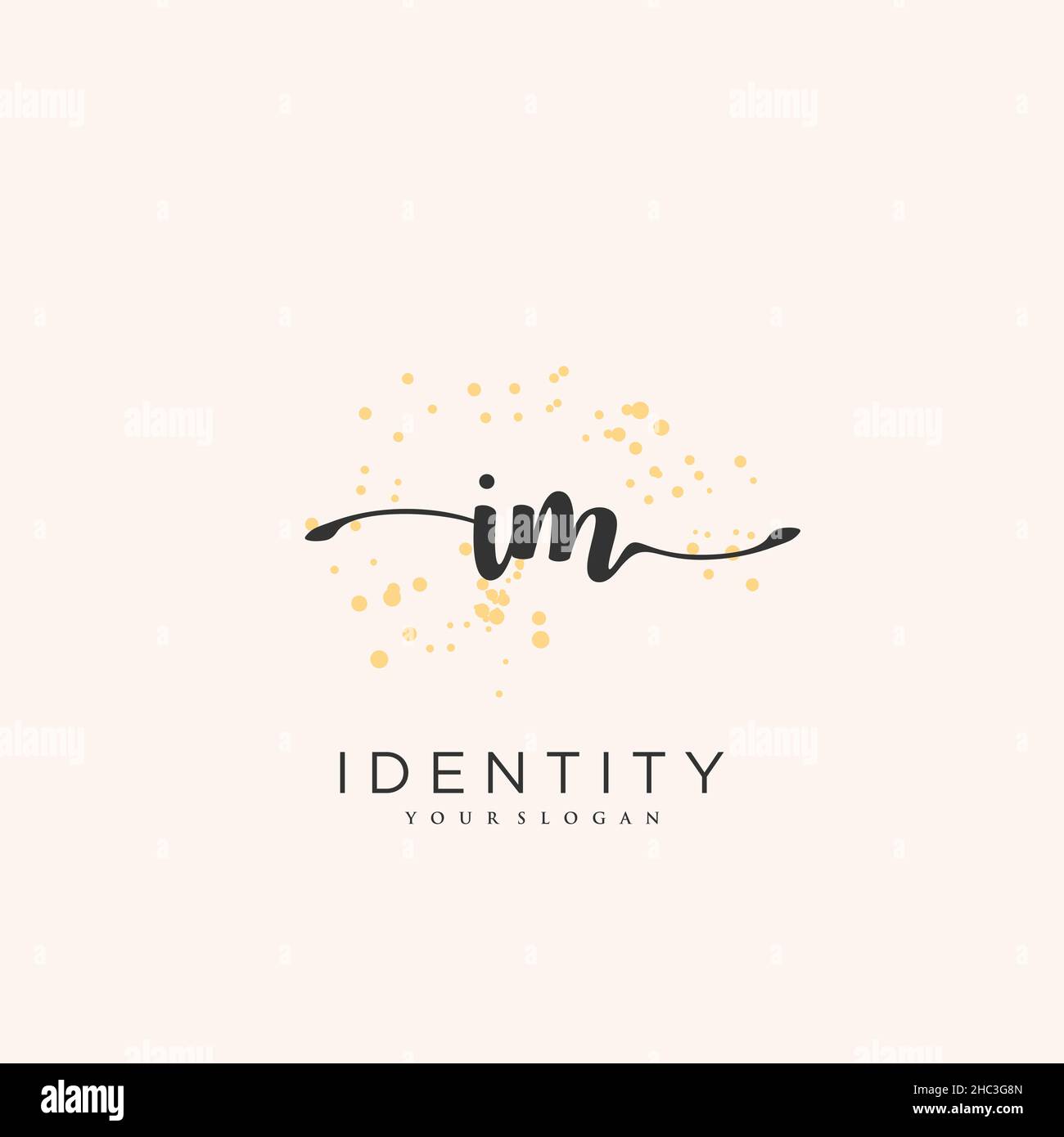 Im in! handwritten on Stock Vector Images - Alamy