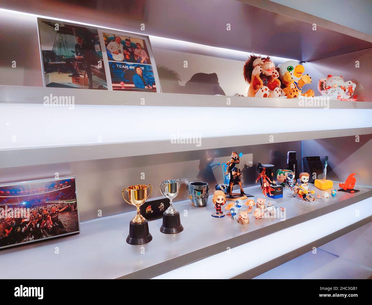 SHANGHAI, CHINA - MAY 10, 2021 - The picture shows IMBA E-sports ...