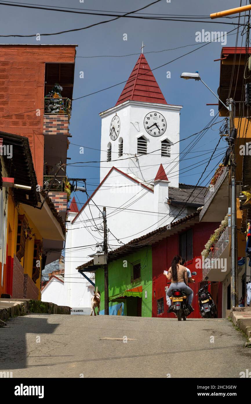 Angelopolis, Antioquia - Colombia - December 22, 2021. It is a ...