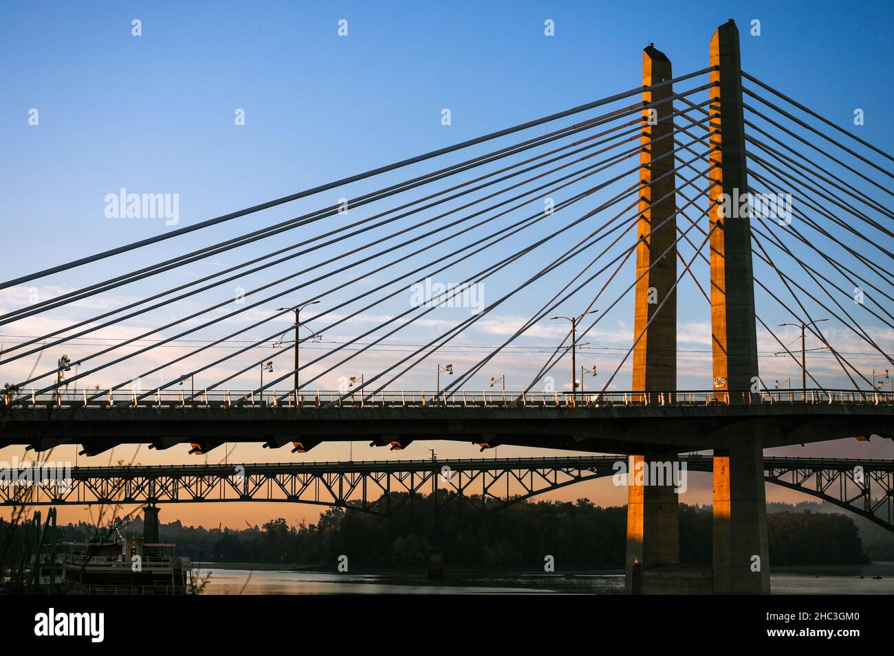 Bridge in Portland Oregon Stock Photo - Alamy