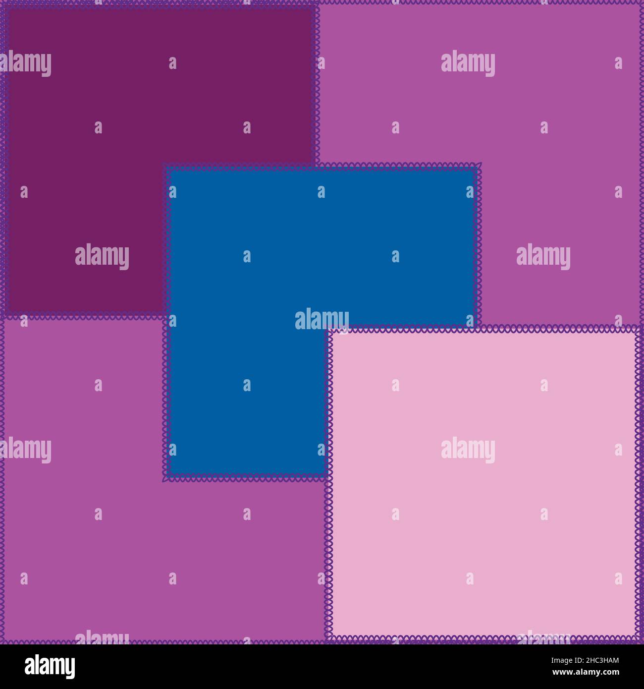 Seamless pattern on a square background - patchwork quilt. Design element of books, notebooks ...