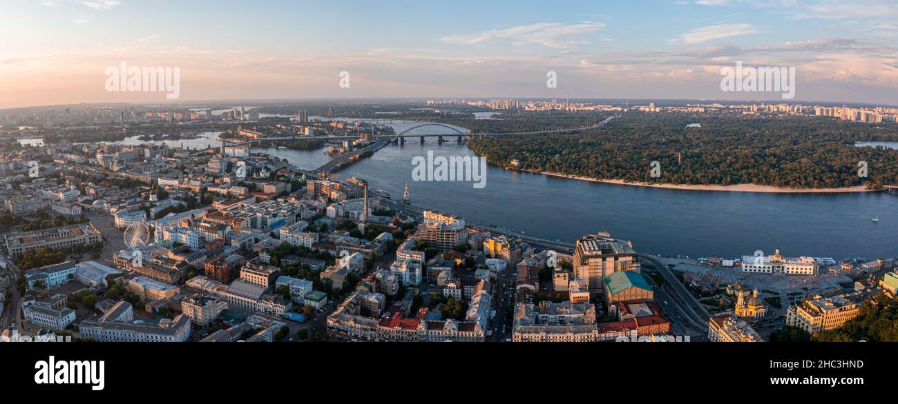 Kiev skyline over beautiful hi-res stock photography and images - Alamy