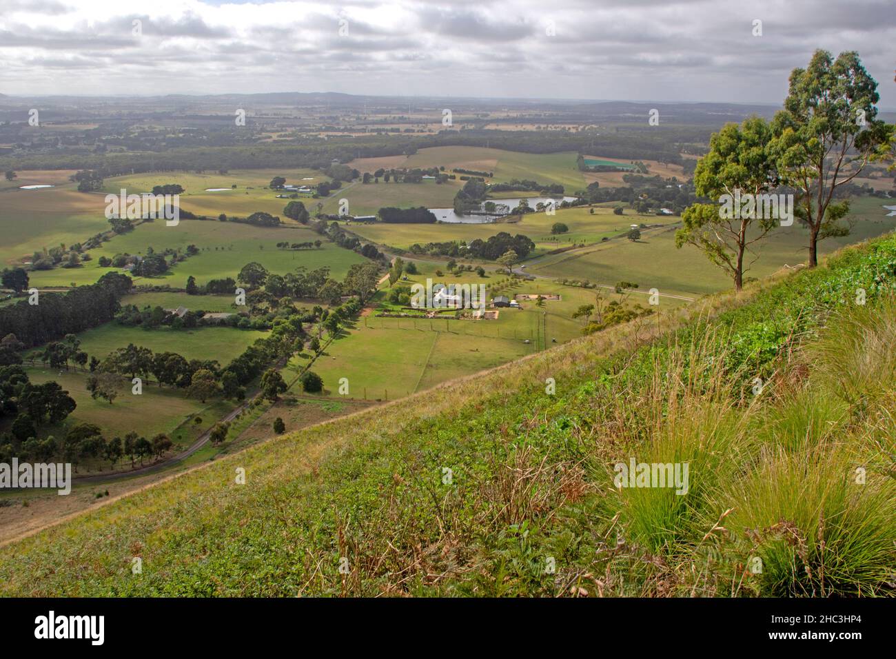 View from Mt Buninyong Stock Photo - Alamy