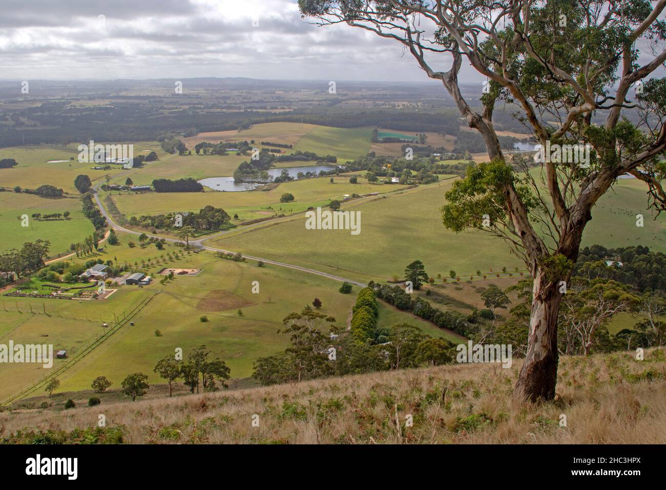 View from Mt Buninyong Stock Photo - Alamy