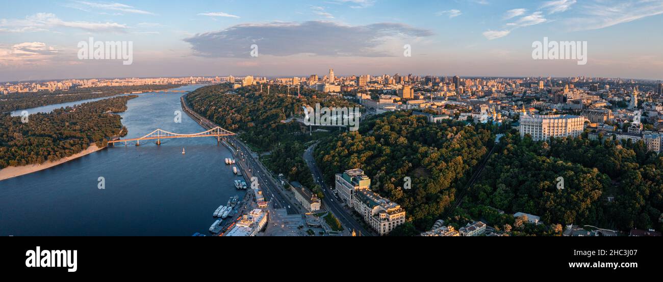Sunset over kyiv city hi-res stock photography and images - Alamy