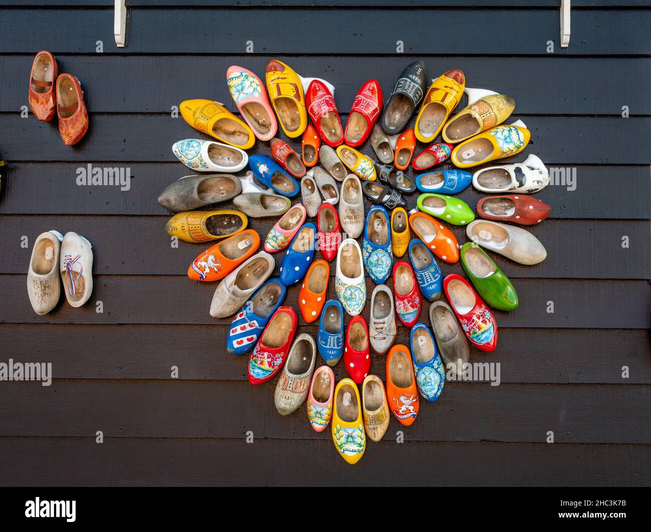 Traditional clogs are made from wood, in The Netherlands they are known ...