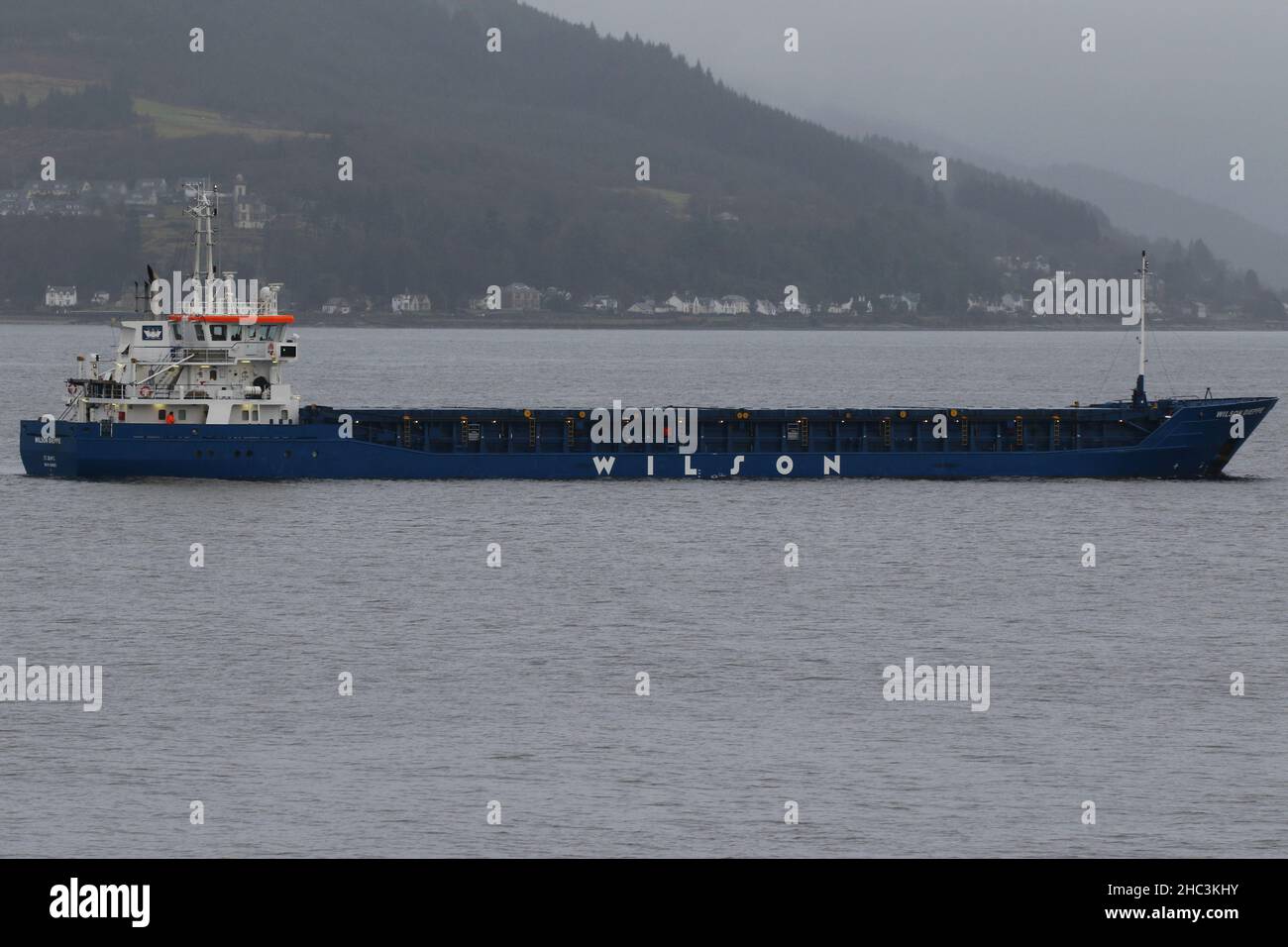 Wilson Dieppe, a general cargo vessel operated by Wilson Shipping ...