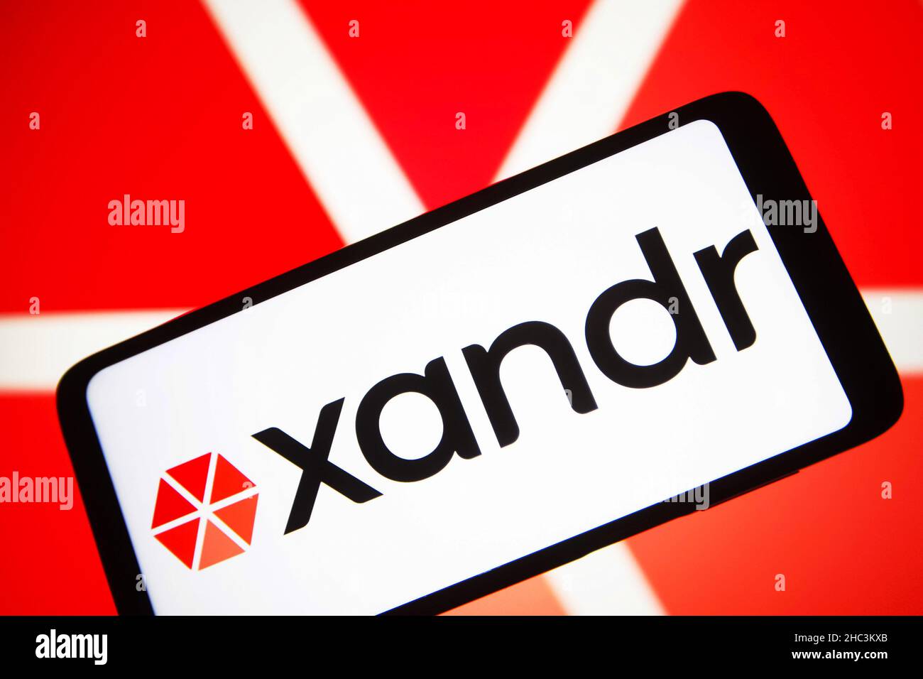 Ukraine. 23rd Dec, 2021. In this photo illustration, a Xandr Inc. logo ...