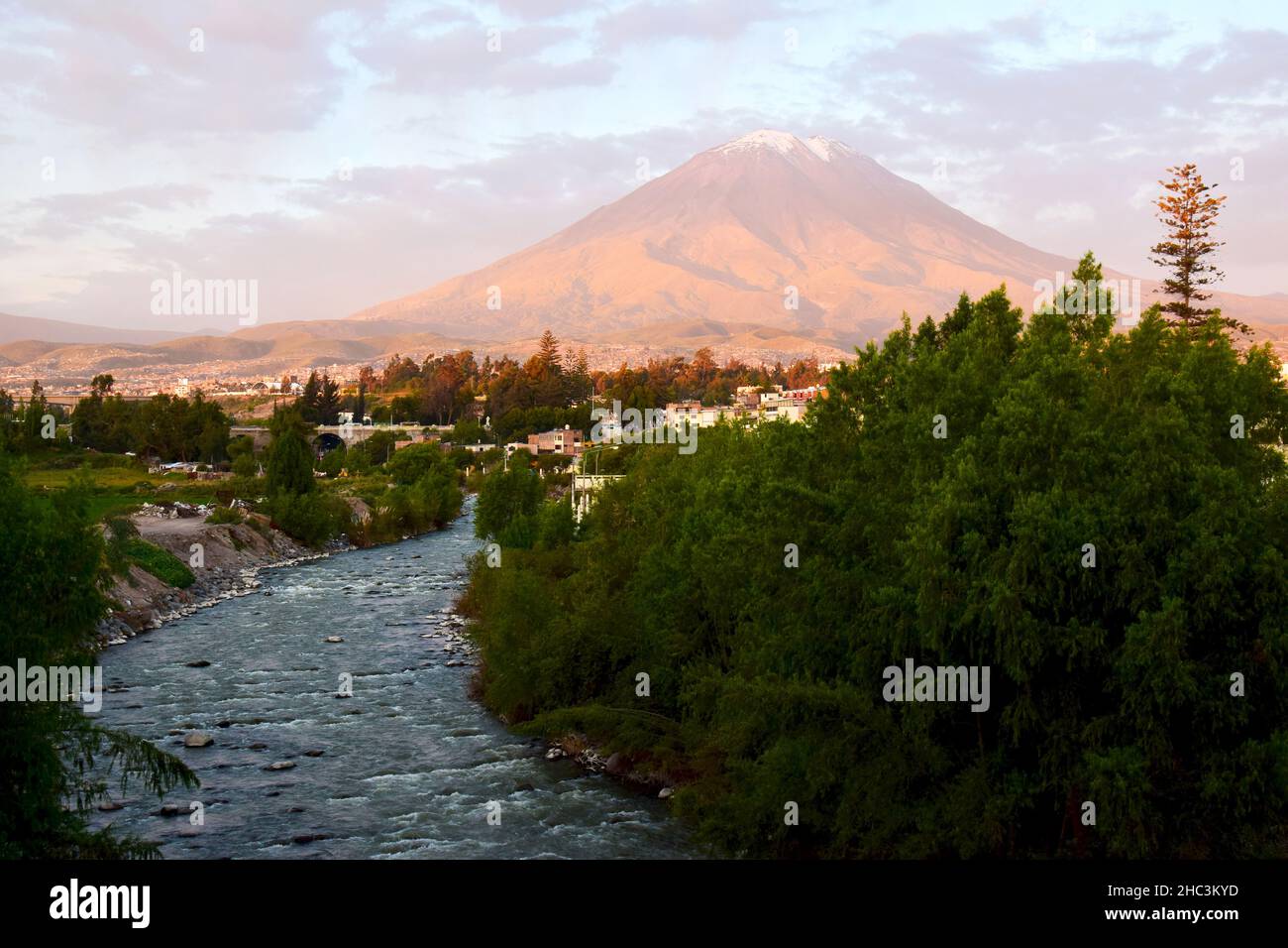 Andean Scenery in Peru Stock Photo - Alamy
