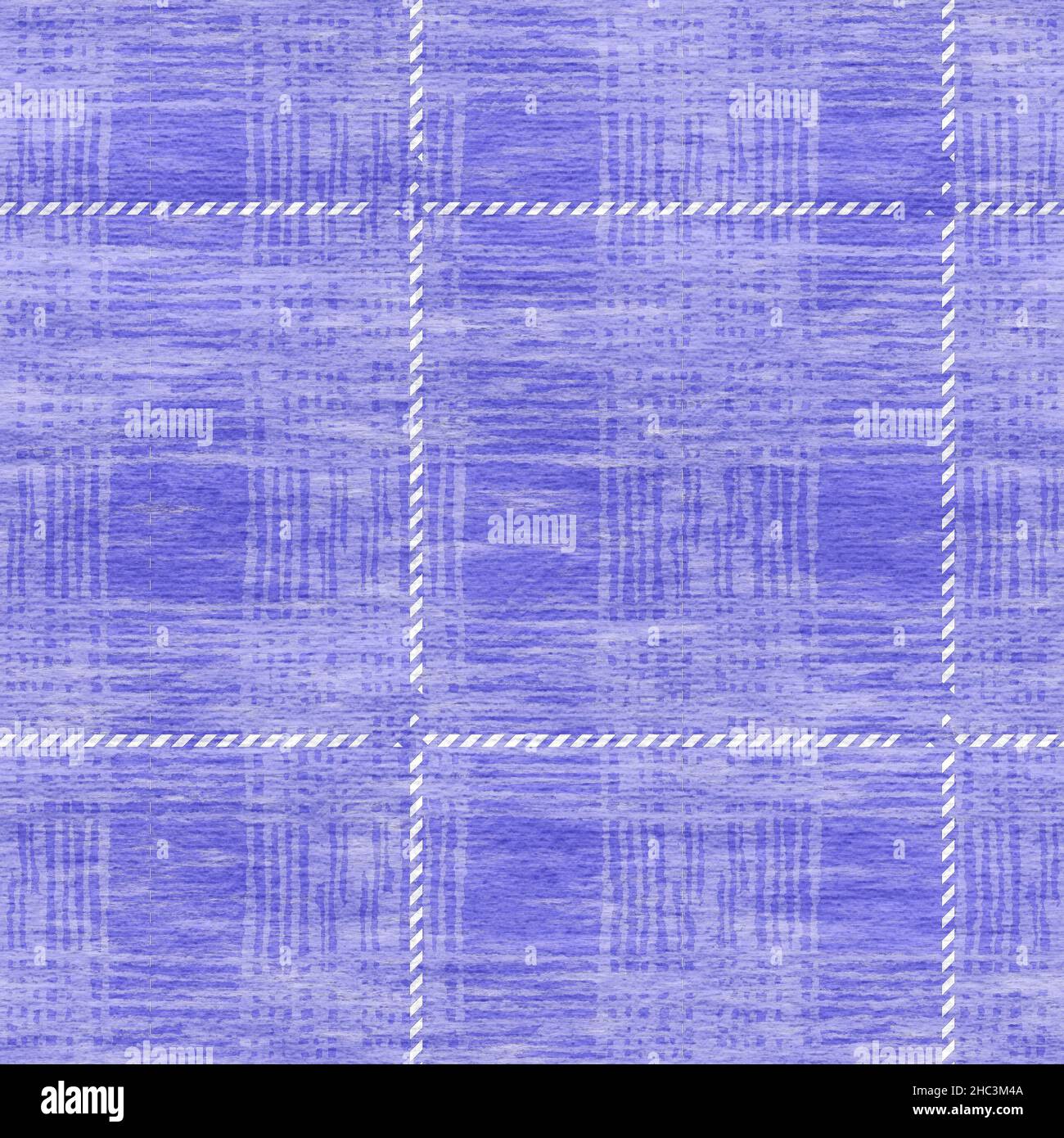 Peri purple plaid tartan color of the year seamless pattern texture. Tonal grunge check trendy ...