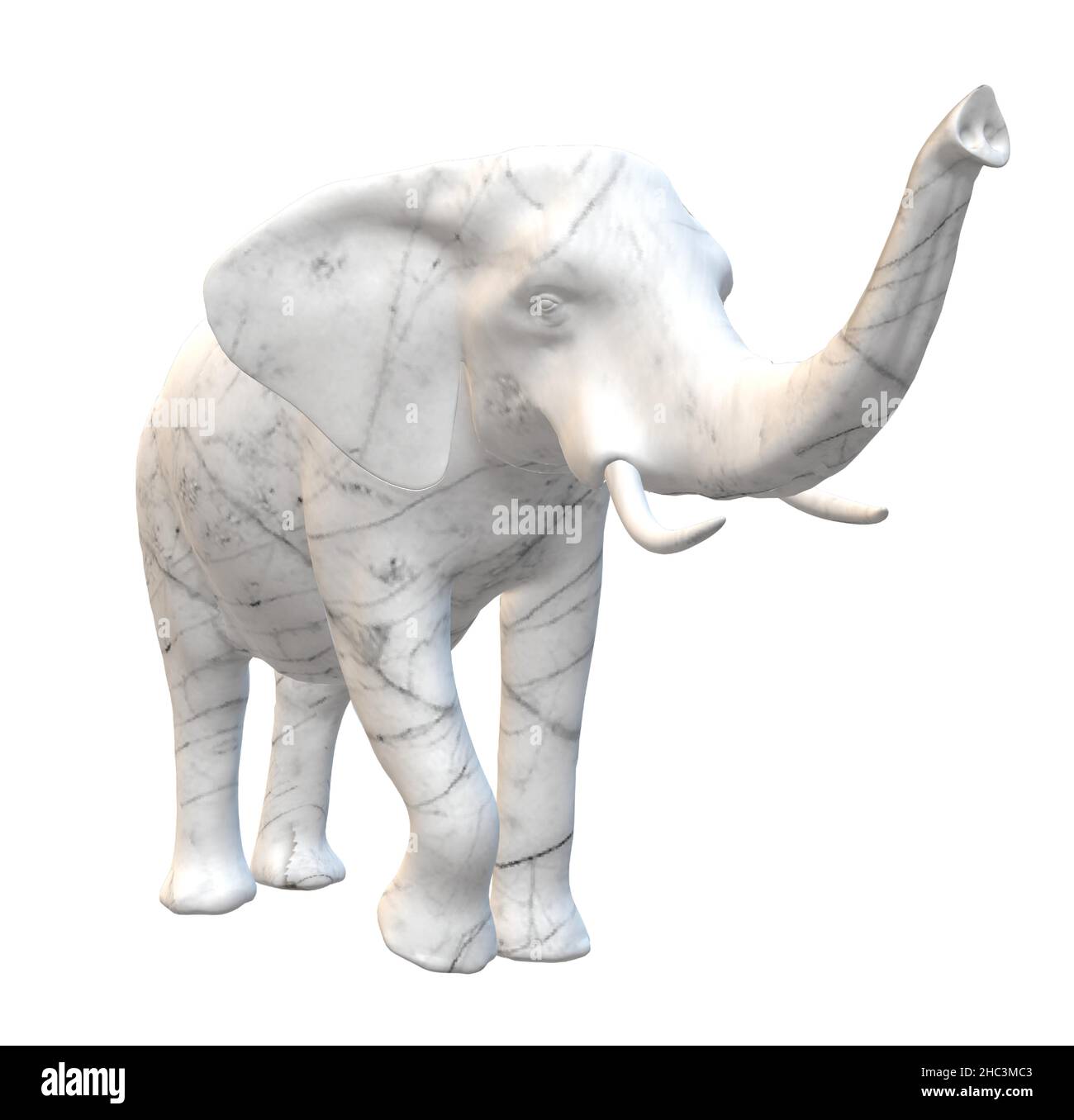 Elephant marble statue Stock Vector Images - Alamy