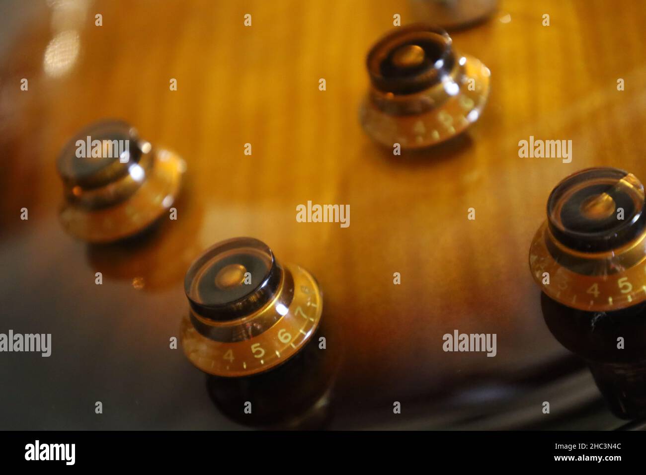 electric guitar master volume knob analog synthesizer Stock Photo - Alamy