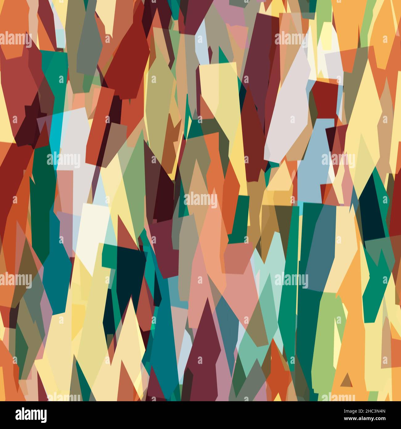 Seamless funky expressive and energetic paper cut out collage surface ...