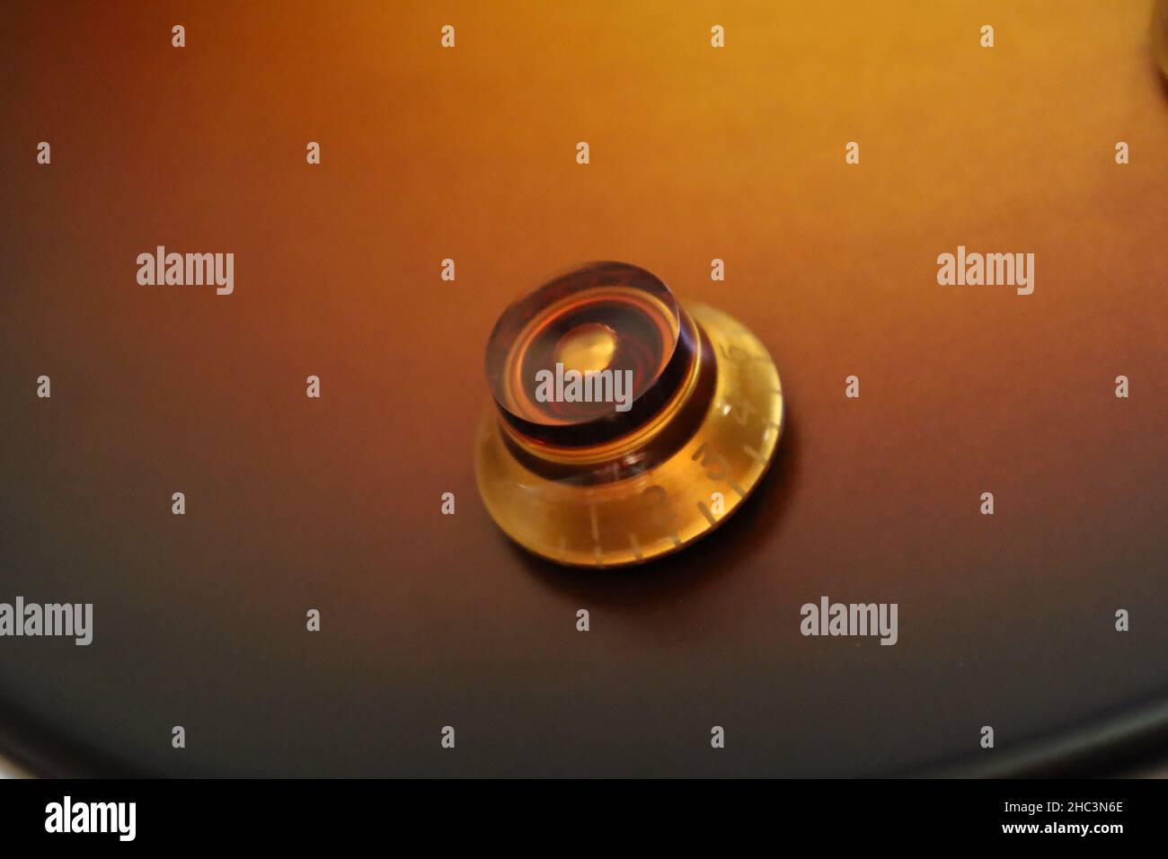 electric guitar master volume knob analog synthesizer Stock Photo - Alamy