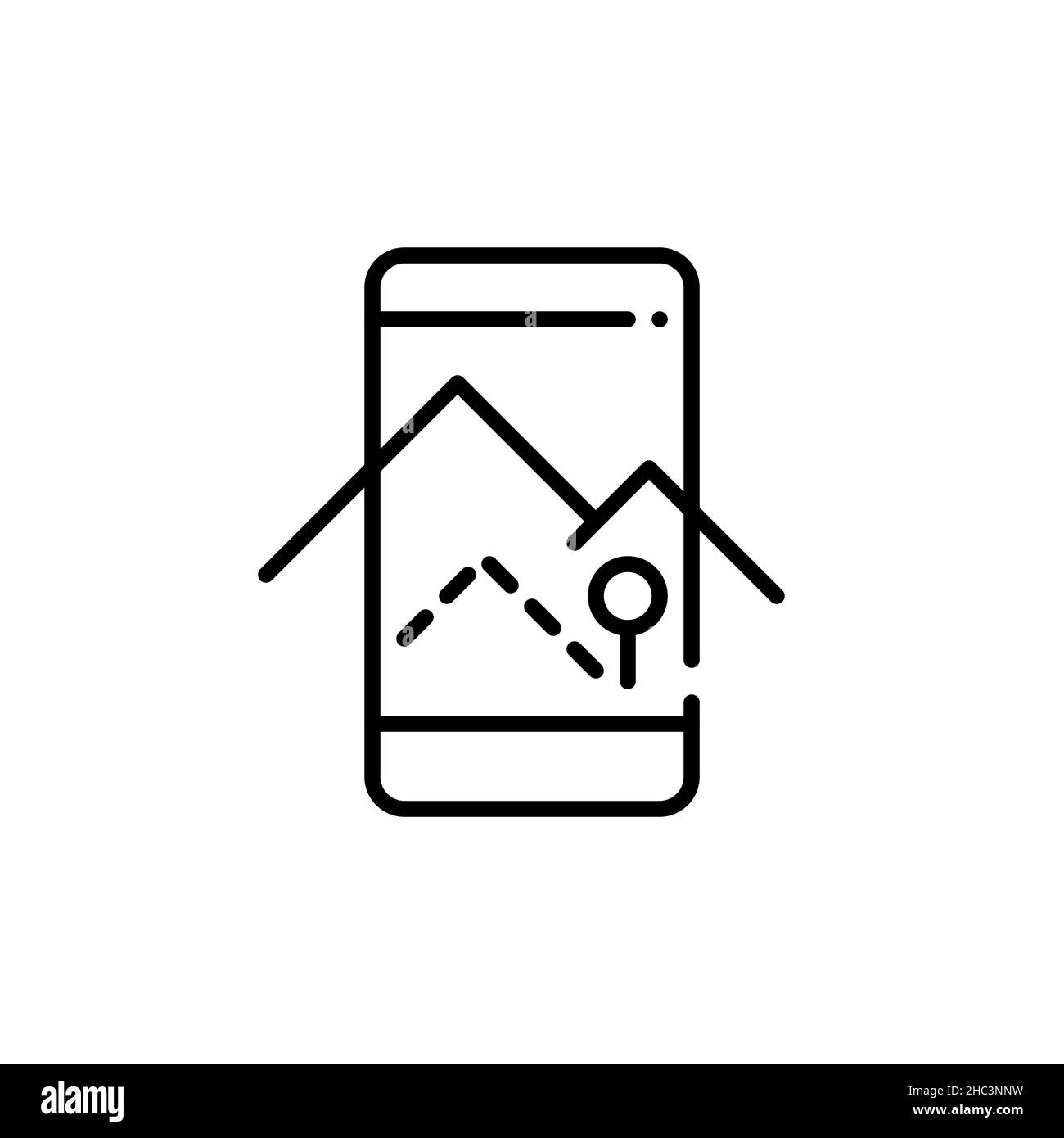 Smart route planning Black and White Stock Photos & Images - Alamy