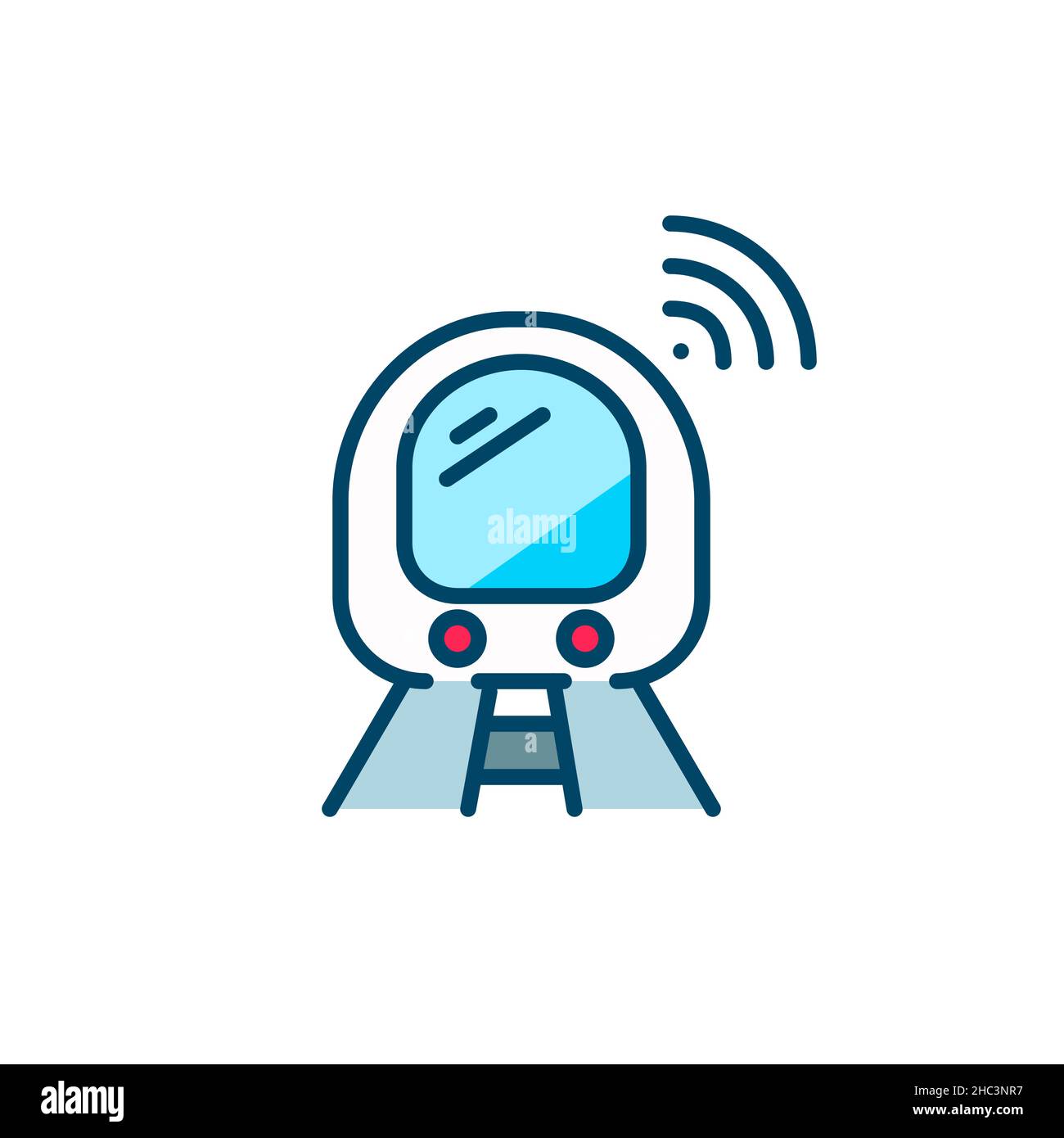 Train control system Stock Vector Images - Alamy