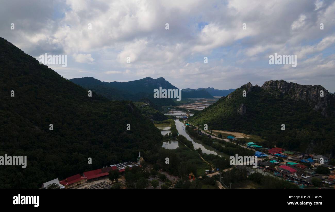 Fishing Village, Khao Sam Roi Yot National Park, Thailand Stock Photo ...