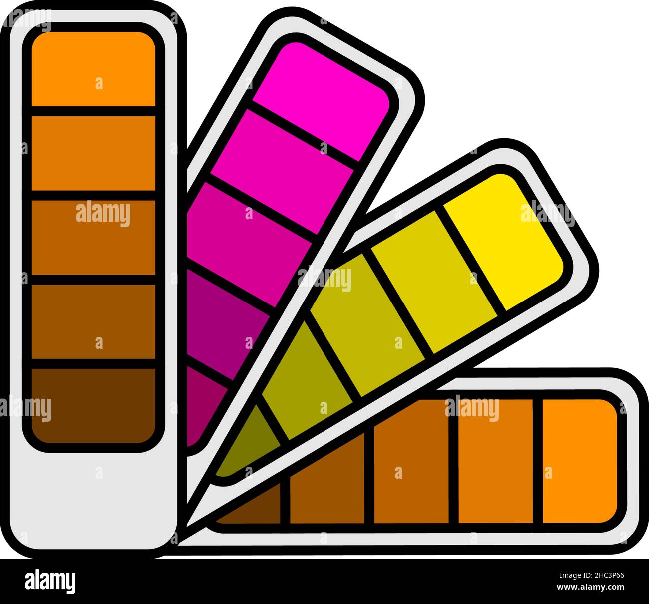 Simple color palette Stock Vector Images - Alamy