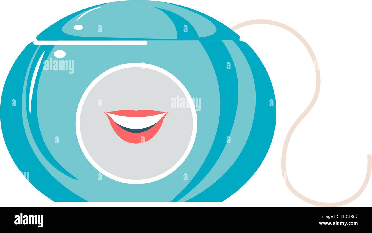 Dental floss container Stock Vector Images - Alamy