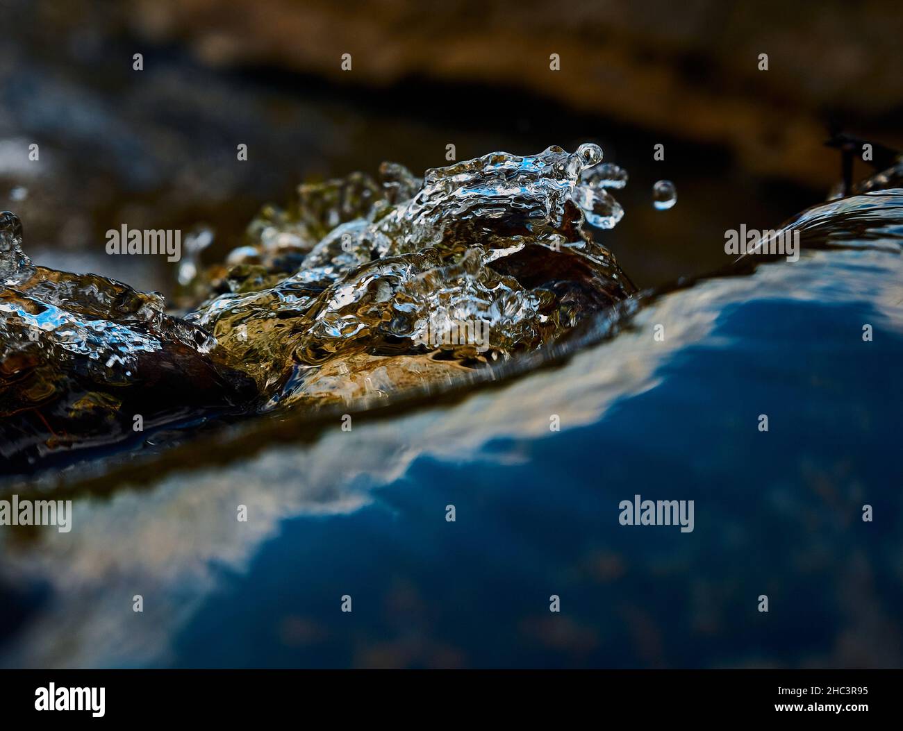 Closeup shot of a clean water splash Stock Photo - Alamy