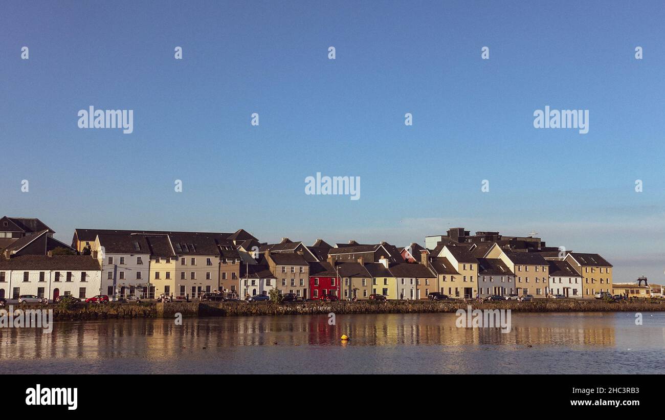 Colorful Housing in Galway Ireland Stock Photo - Alamy