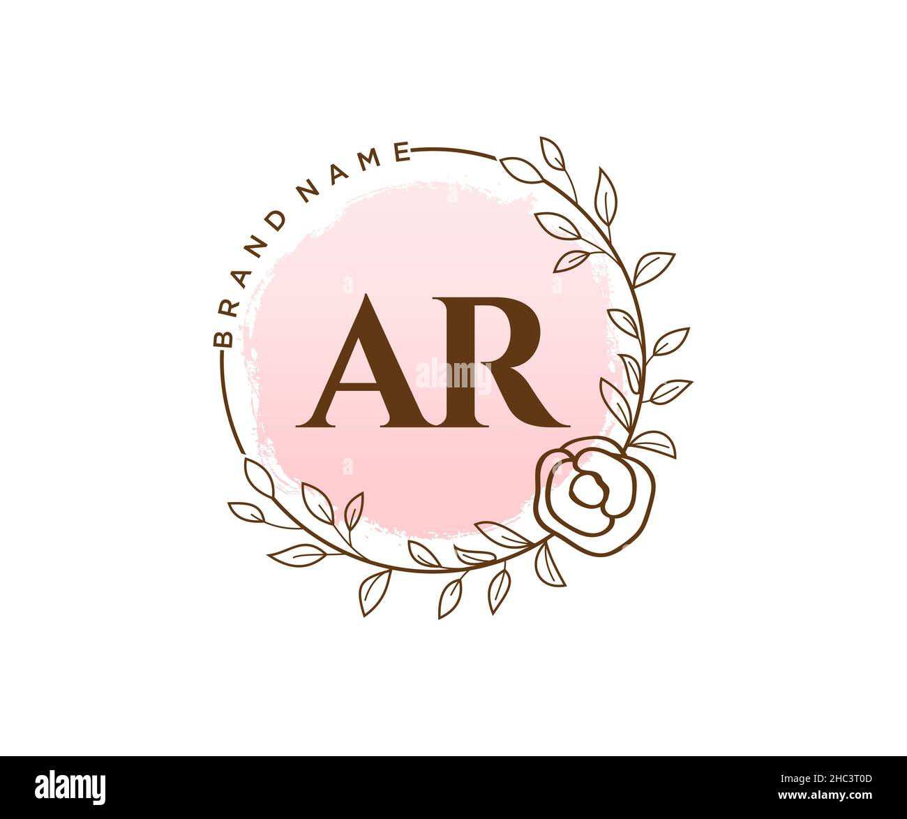 Ar Love Logo Design