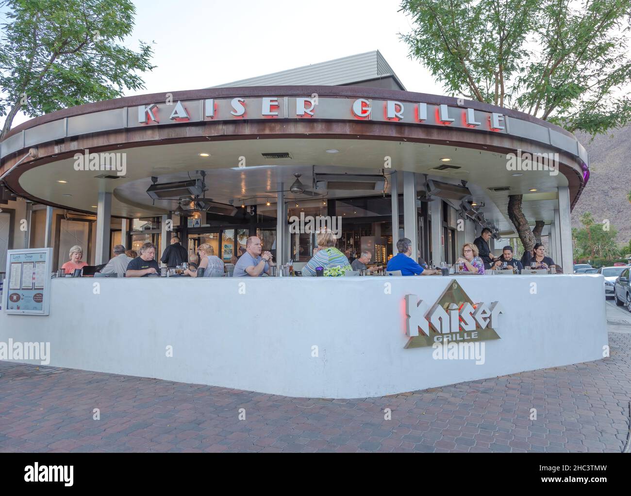 Kaiser Grill Palm Springs Stock Photo - Alamy