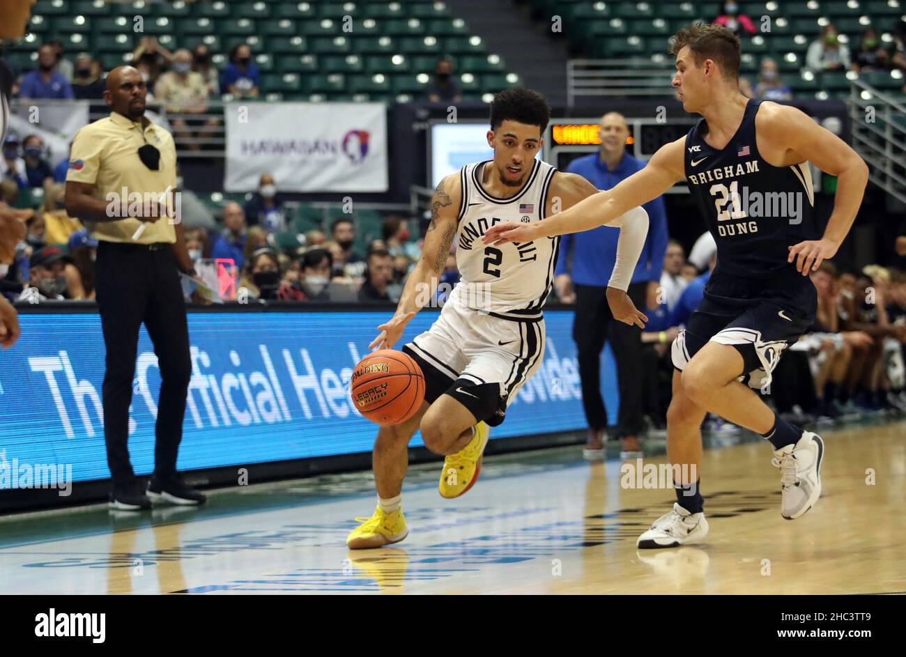 December 23, 2021 - Vanderbilt Commodores guard Scotty Pippen Jr. #2 ...